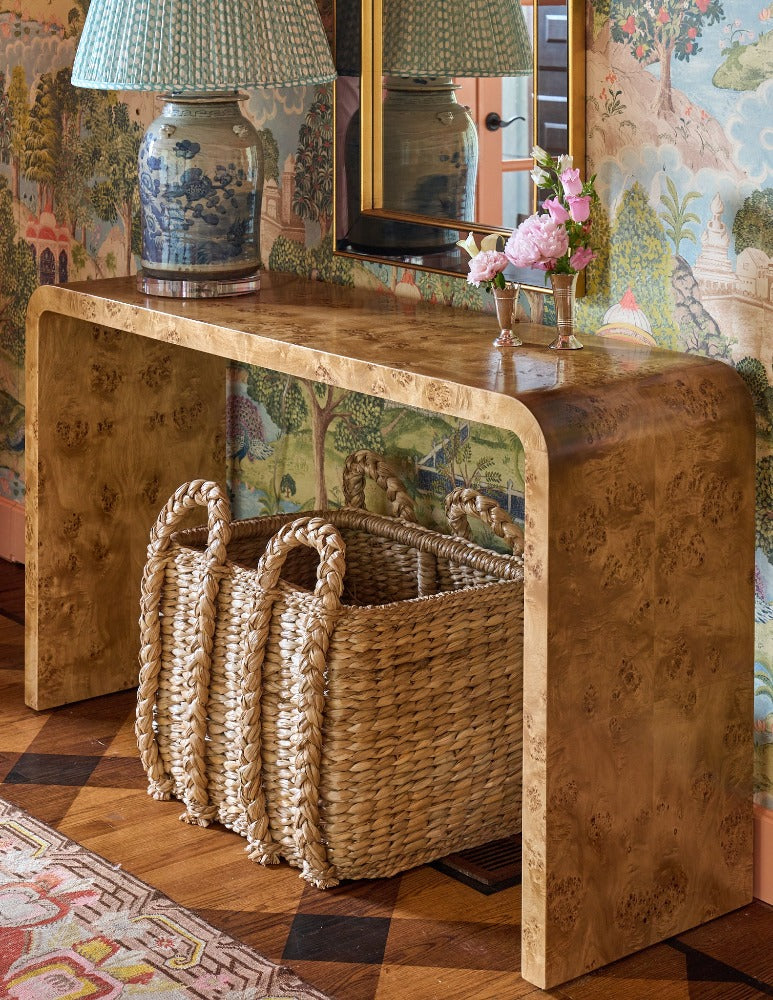 Custom Waterfall Burl Console – MADRE